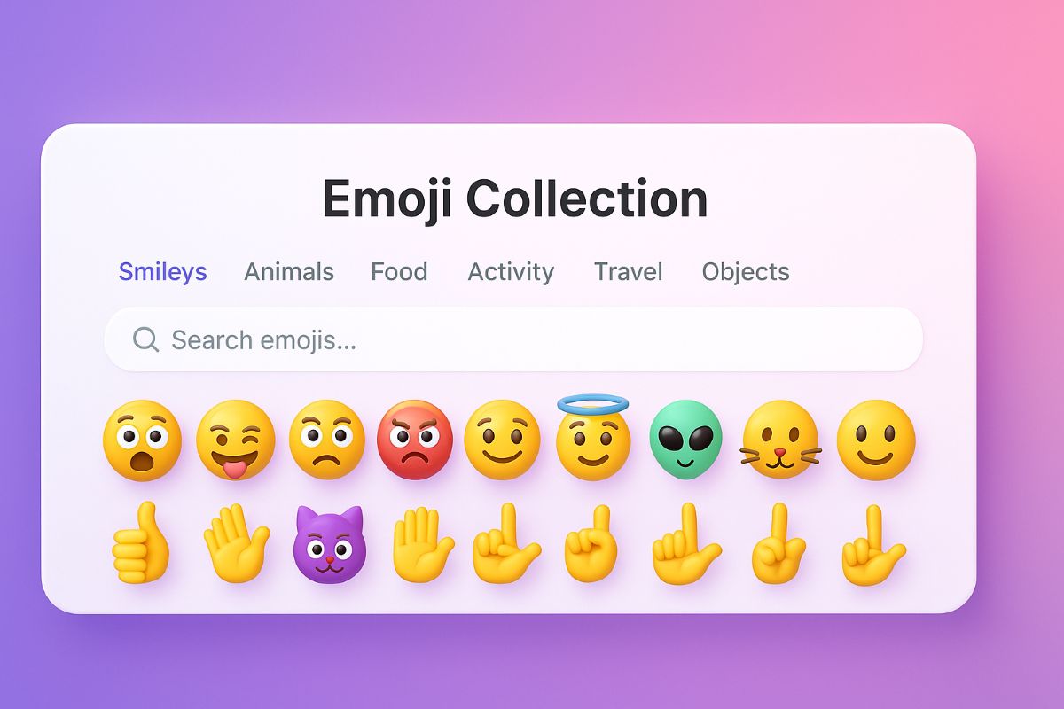 Emoji Copy & Paste 😀 | Easy Click-to-Copy Emojis