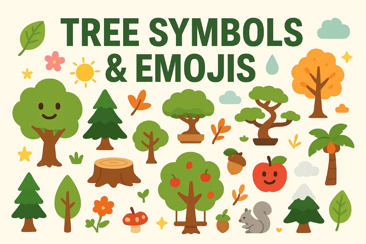 Tree Symbols 🌳 | Copy & Paste Plant, Nature & Tree Symbols
